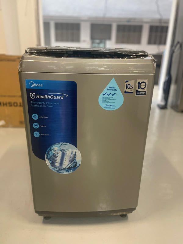 MIDEA MA200W105D TOP LOAD WASHER (10.5KG), TV & Home Appliances ...