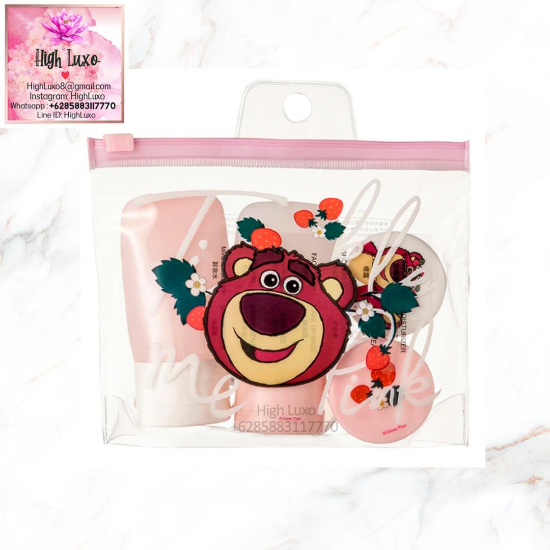 Miniso Toy Story Collection Lotso Portable Travel Kit 4pcs Container ...