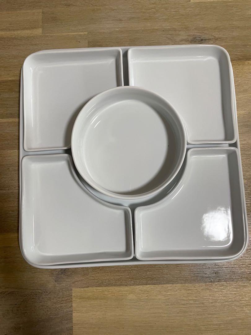 Crate&Barrel-Modular 6 Piece Serving Set , Furniture & Home Living ...