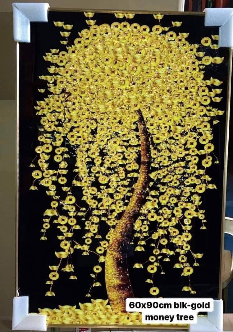 Money tree wall decor, wall frame decor, Furniture & Home Living, Home ...