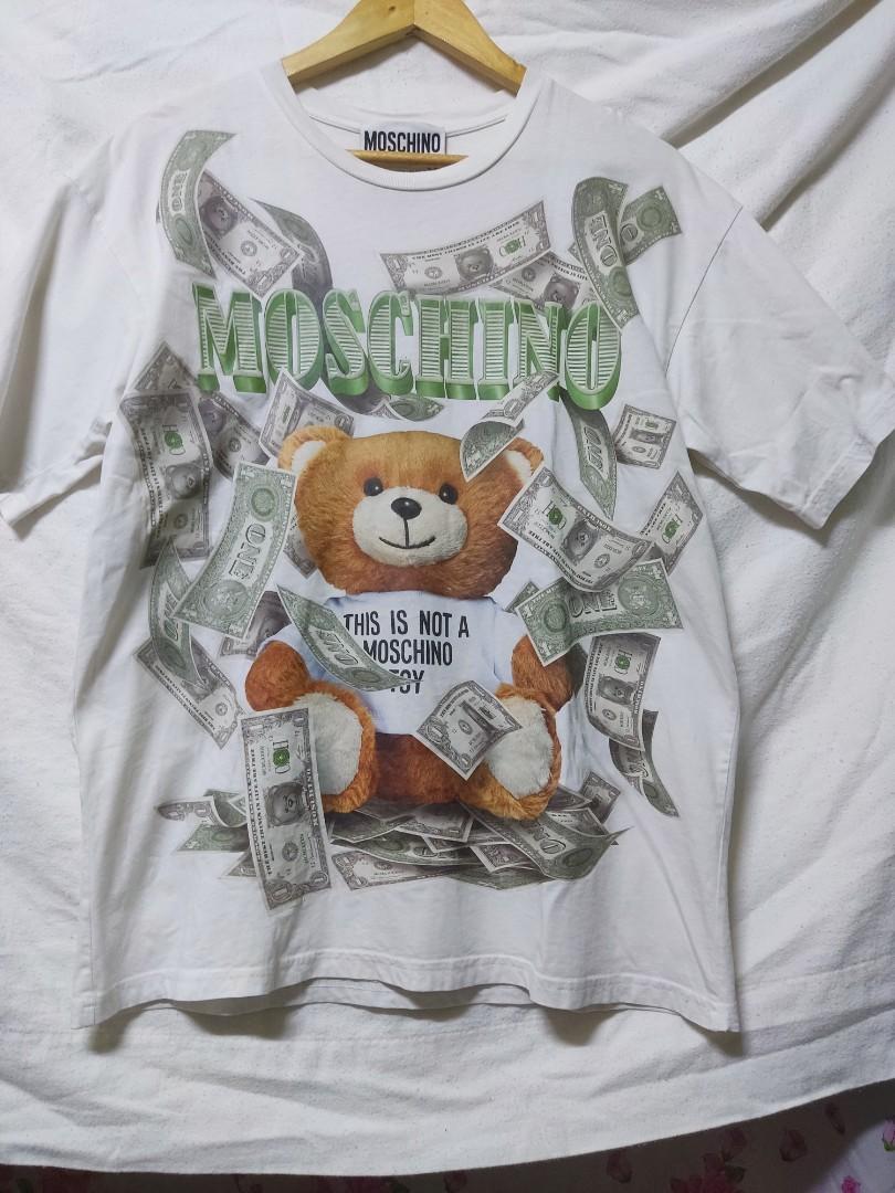 Moschino money bear, Men's Fashion, Tops & Sets, Tshirts & Polo Shirts ...
