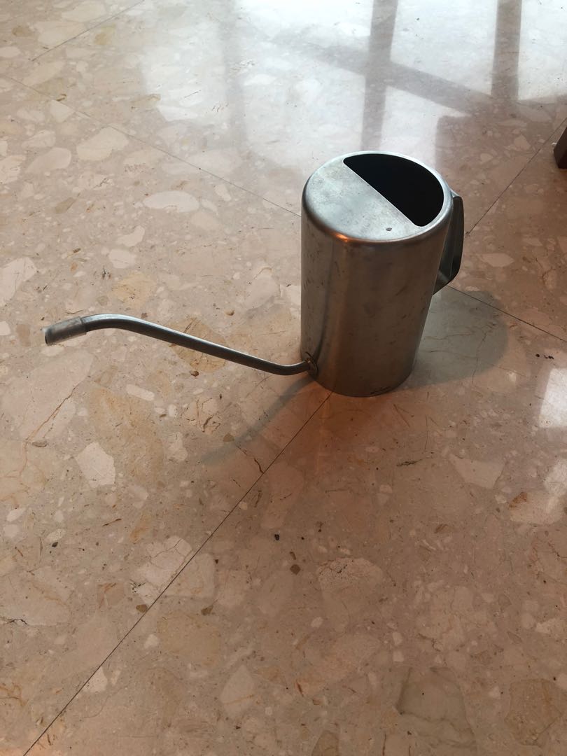 Muji Watering can stainless steel, Furniture & Home Living, Gardening ...