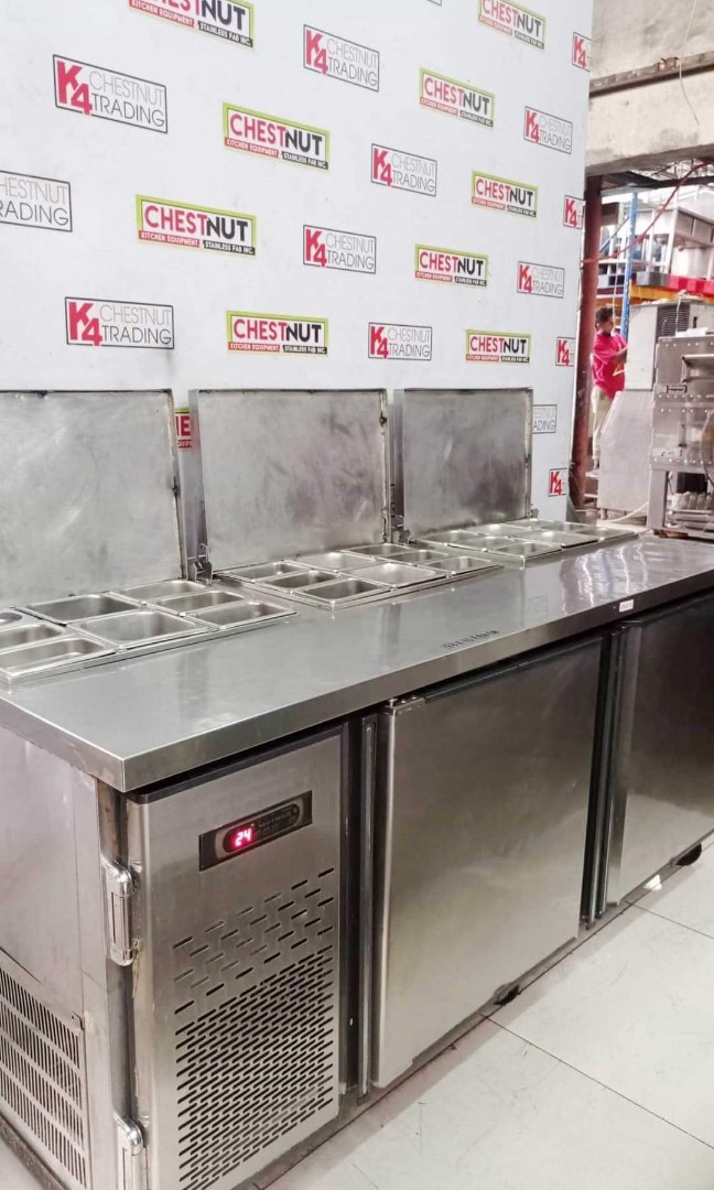 Neo Freeze Pizza/ Burger/ Salad/ Dessert Topping Preparation Table 2 ...