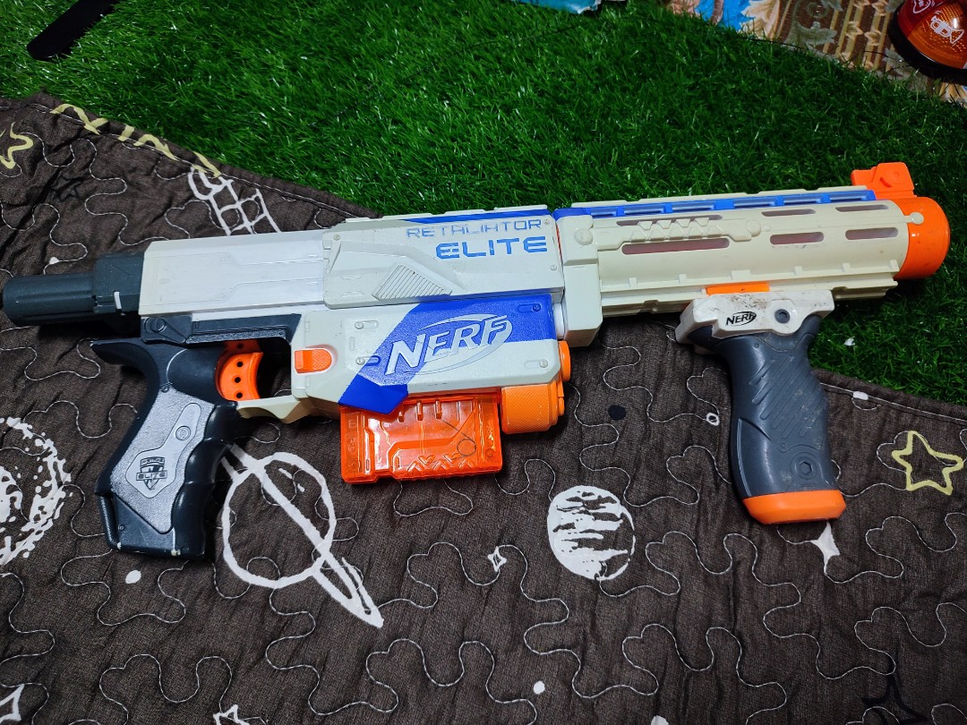 Nerf N-Strike Elite Retaliator Blaster, Hobbies & Toys, Toys & Games on ...