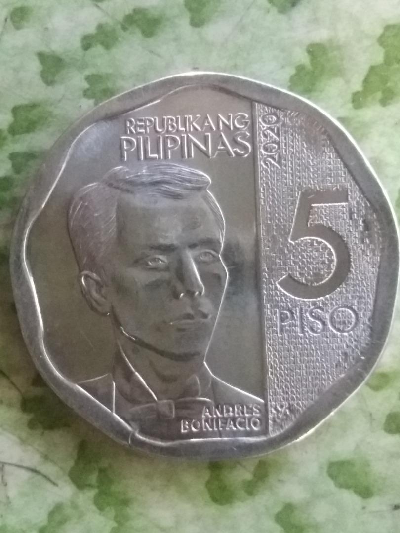 NGC 5PESO COIN 2020 NONAGONAL WITH DIE CRACK ERROR, Hobbies & Toys ...