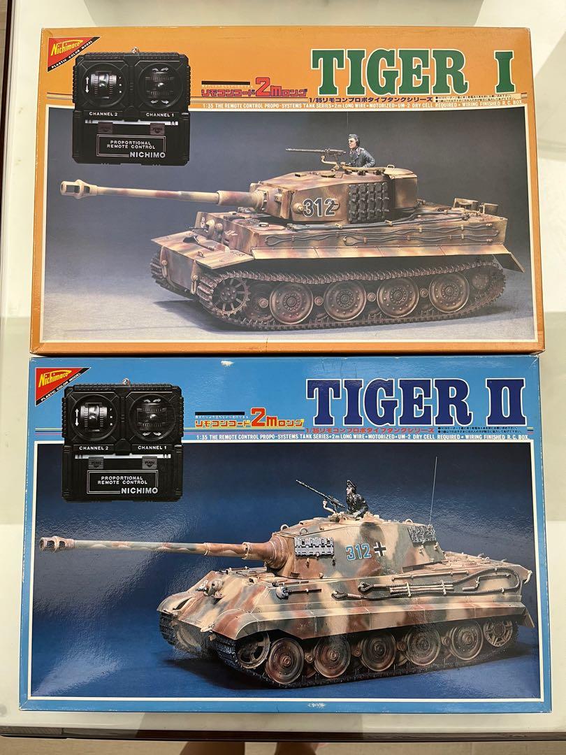 Nichimo 1/35 remote control (Jagdtiger, Jagdpanther, Tiger I, Tiger II ...