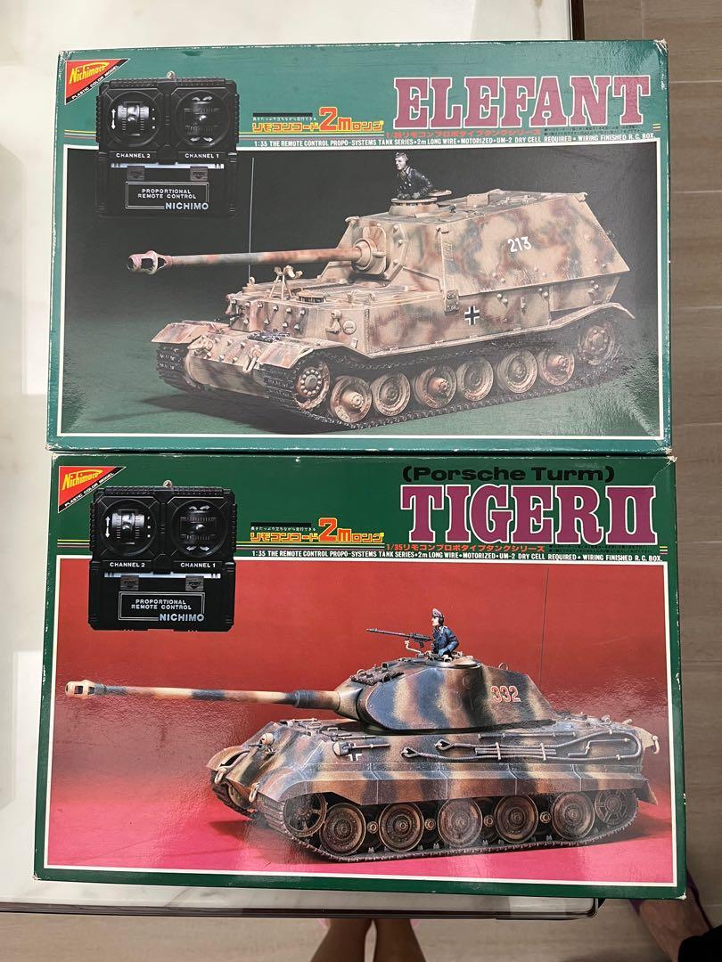 Nichimo 1/35 remote control (Jagdtiger, Jagdpanther, Tiger I, Tiger II ...
