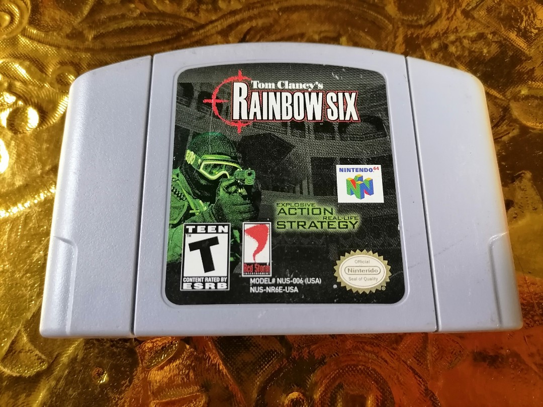Nintendo 64 rainbow six US original, Video Gaming, Video Games ...