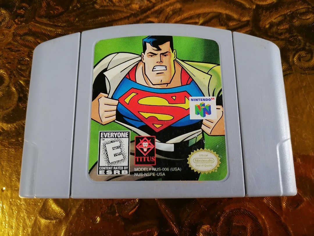 Nintendo 64 superman US original, Video Gaming, Video Games, Nintendo ...