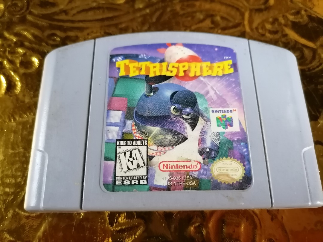 Nintendo 64 tetrisphere US original, Video Gaming, Video Games ...