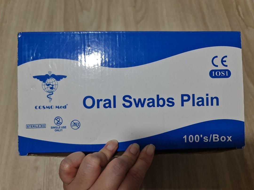 Oral Swabs Plain, Health & Nutrition, Medical Supplies & Tools on Carousell