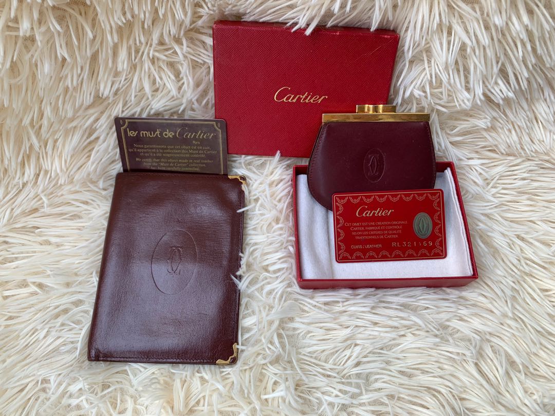 ORIG CARTIER with AUTHENTICITY CARD, Women's Fashion, Bags & Wallets ...