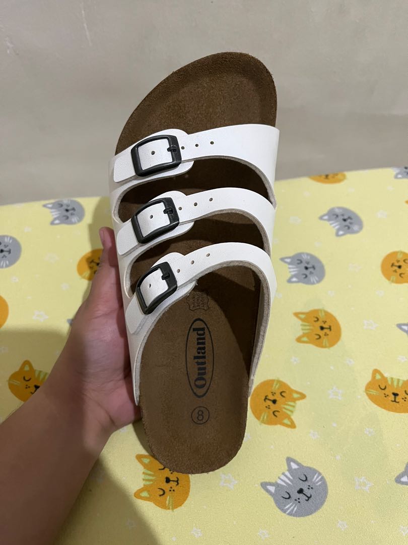 Outland Arizona White, Women's Fashion, Footwear, Slippers and slides ...