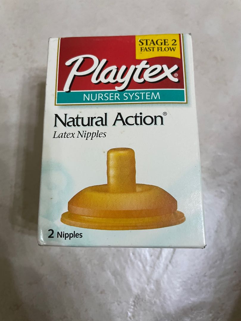 Playtex natural action latex nipples, Babies & Kids, Nursing & Feeding ...