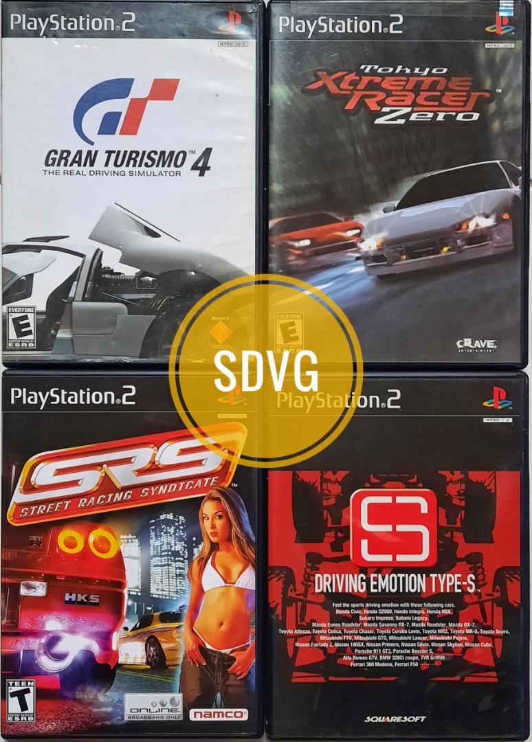 PS2 Gran Turismo 4•Tokyo Xtreme Racer Zero•SRS Street Racing Syndicate ...