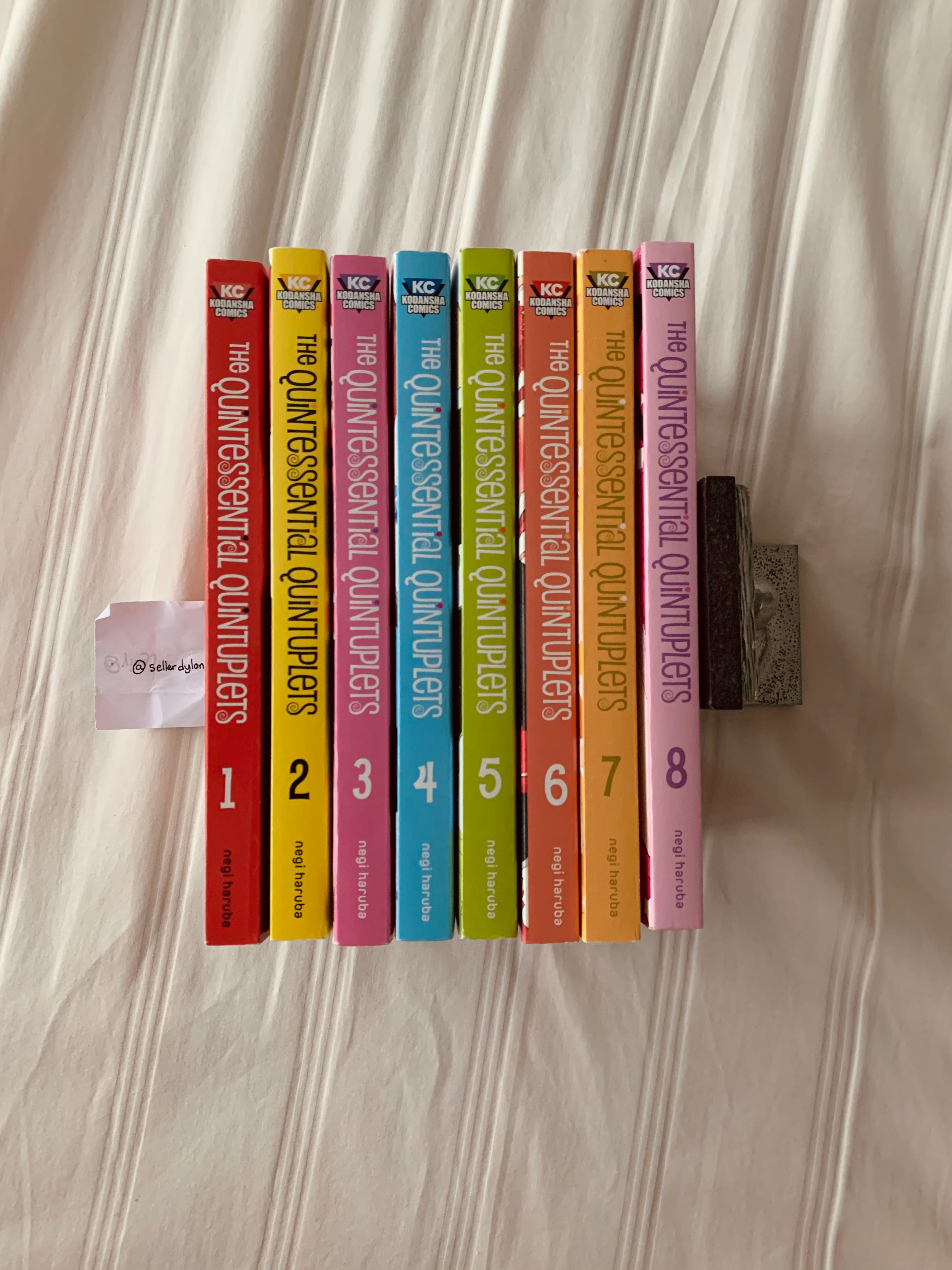 Quintessential Quintuplets 1 8 English Manga Manga Set Hobbies