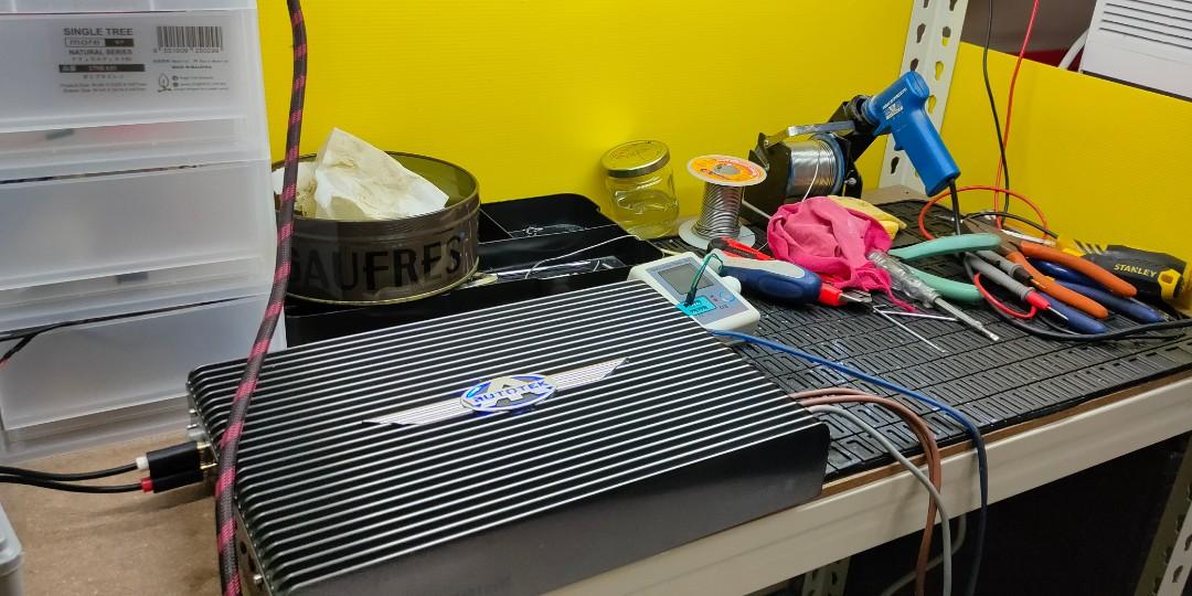 (SERVICING & INSTALLATION) Repairing Car audio system amplifier 2 ...