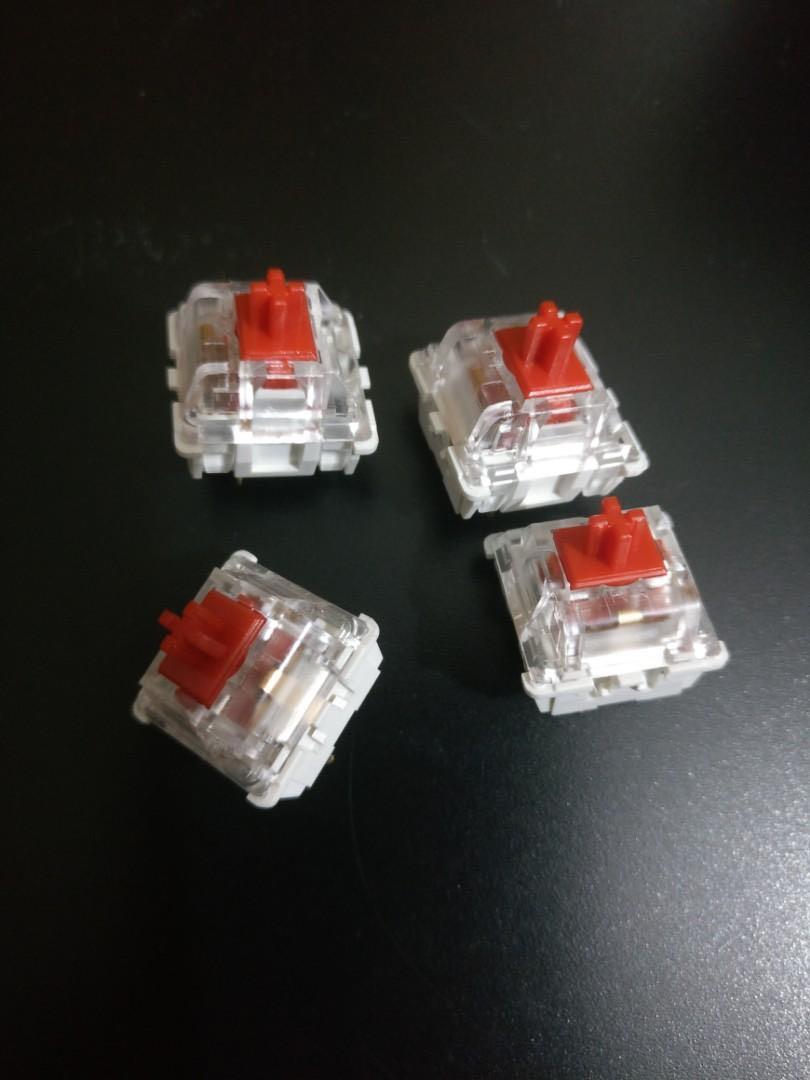 68 Rk red linear switches for mechanical keyboard, Computers & Tech ...