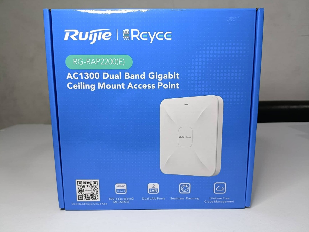 Ruijie-Reyee RG-RAP2200(E) AC1300 Dual-Band Ceiling Mount Access Point ...