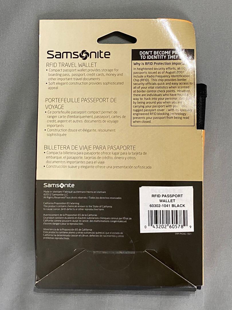 SAMSONITE RFID TRAVEL WALLET, Women's Fashion, Bags & Wallets, Wallets ...