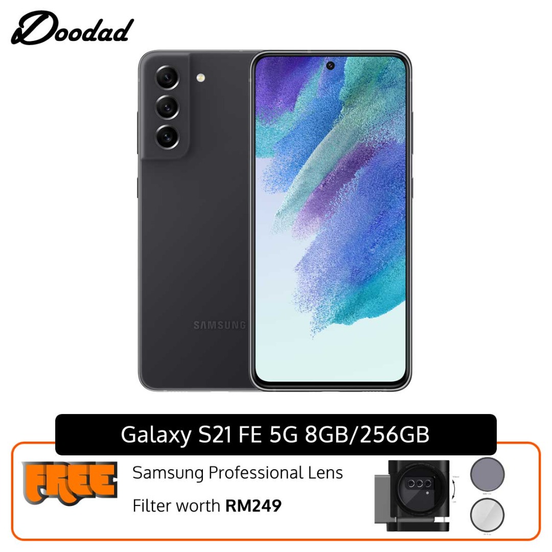 Samsung Galaxy S21 FE 5G ( SM-G990 ) ( 8GB + 256GB ) With Lens Filter ...