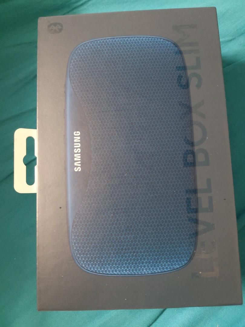 全新Samsung藍芽喇叭 Level Box Slim bluetooth speaker, 電腦＆科技, 電腦周邊及配件, 電腦鍵盤及相關 ...