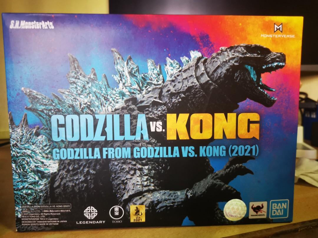 Shf monster arts godzilla Vs Kong Godzilla back inside box, Hobbies ...
