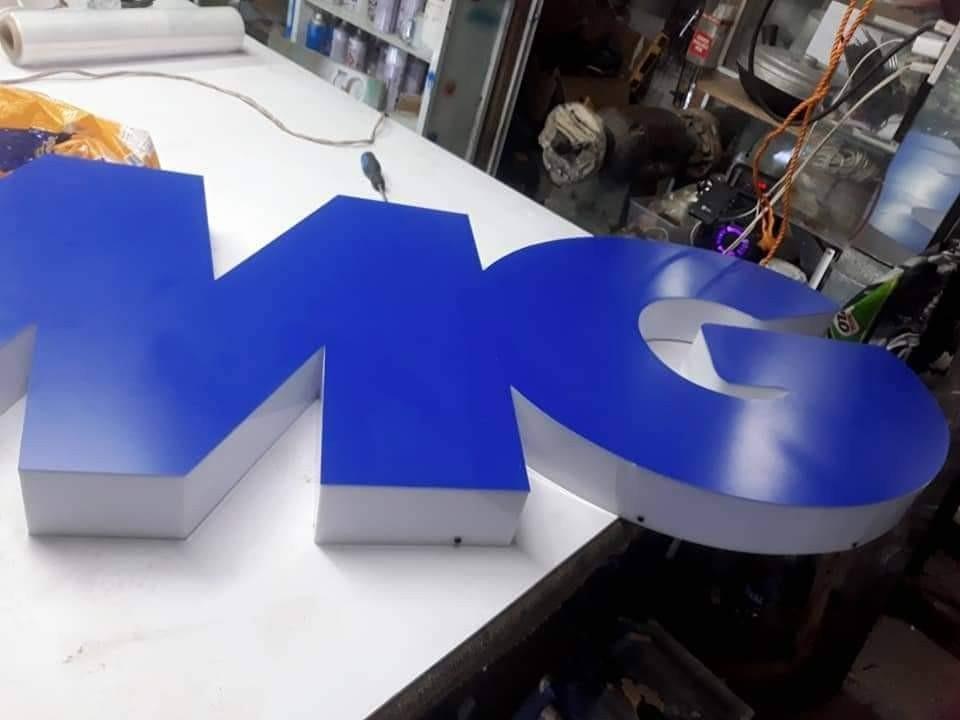 Signage acrylic/stainless/Build-up/ brass, Furniture & Home Living ...