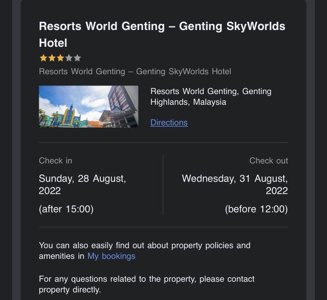 Skyworld Hotel Quad Room 4d3n, Tickets & Vouchers, Flights & Overseas Attractions on Carousell