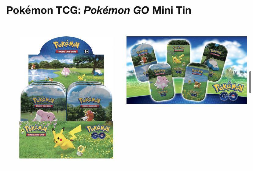 SS10.5 Pokemon GO Mini Tins/Pokemon Cards/Mewtwo/Charizard/Pikachu/Lost ...