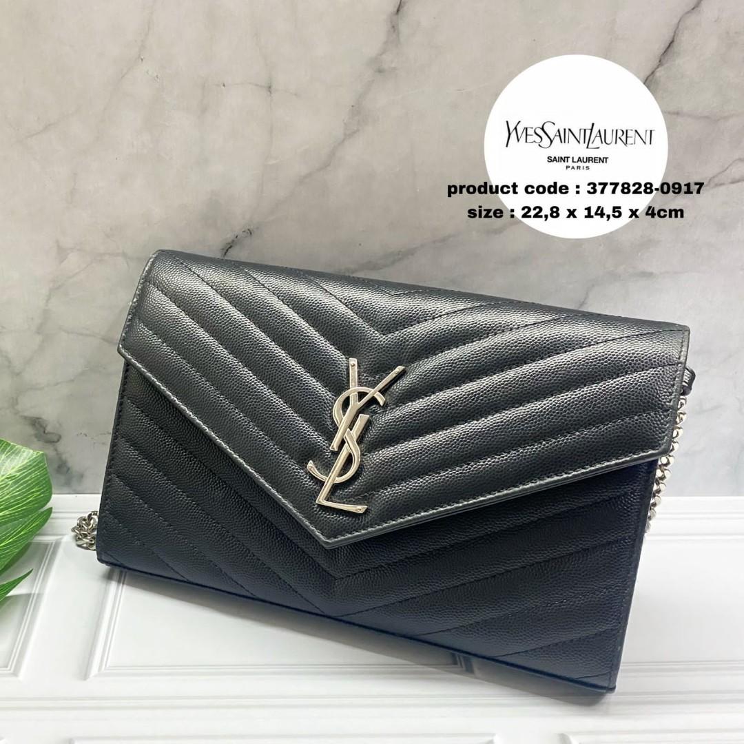 Tas YSL Saint Laurent 377828 Monogram quilted-leather cross-body bag ...