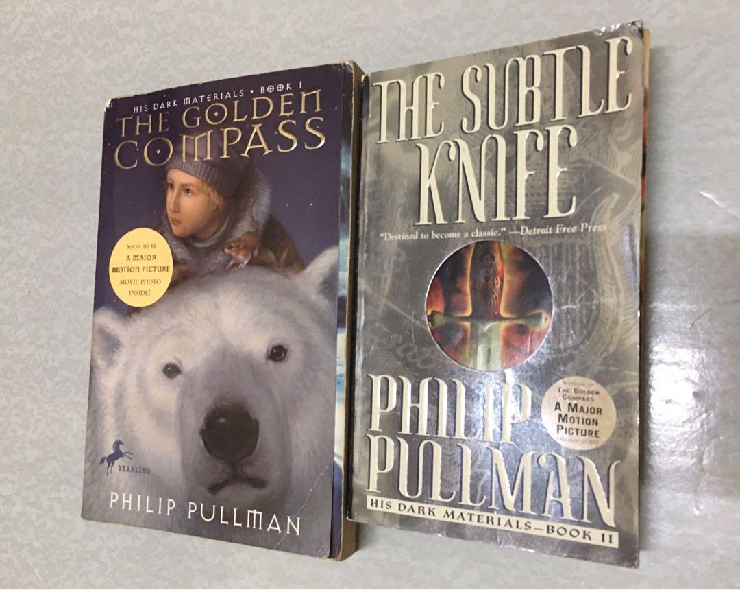 the golden compass, the amber spyglass and the subtle knife books by ...