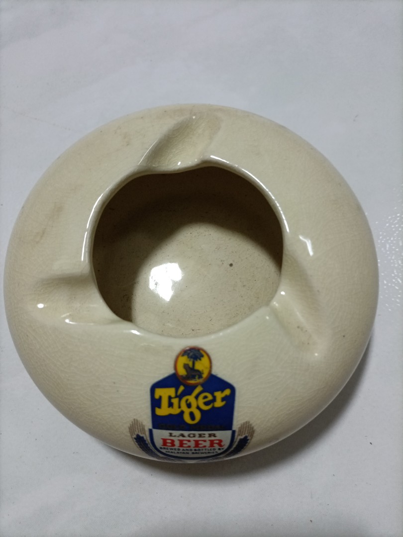 Tiger beer ashtray, Hobbies & Toys, Memorabilia & Collectibles, Vintage ...