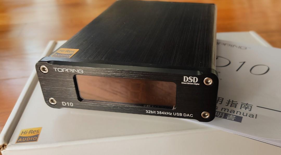 Topping D10 USB DAC, Audio, Other Audio Equipment on Carousell