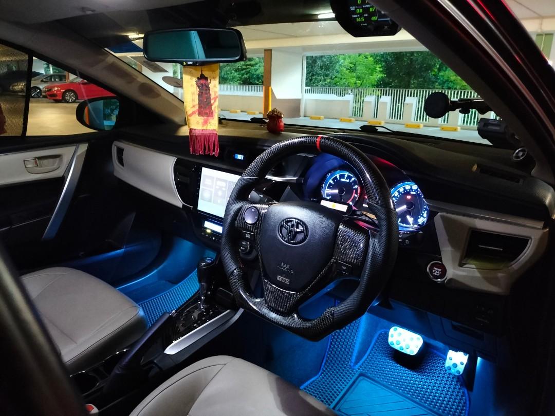 Toyota Altis Gen 11, 11.5 Real Carbon Fiber Steering Wheel, Car ...