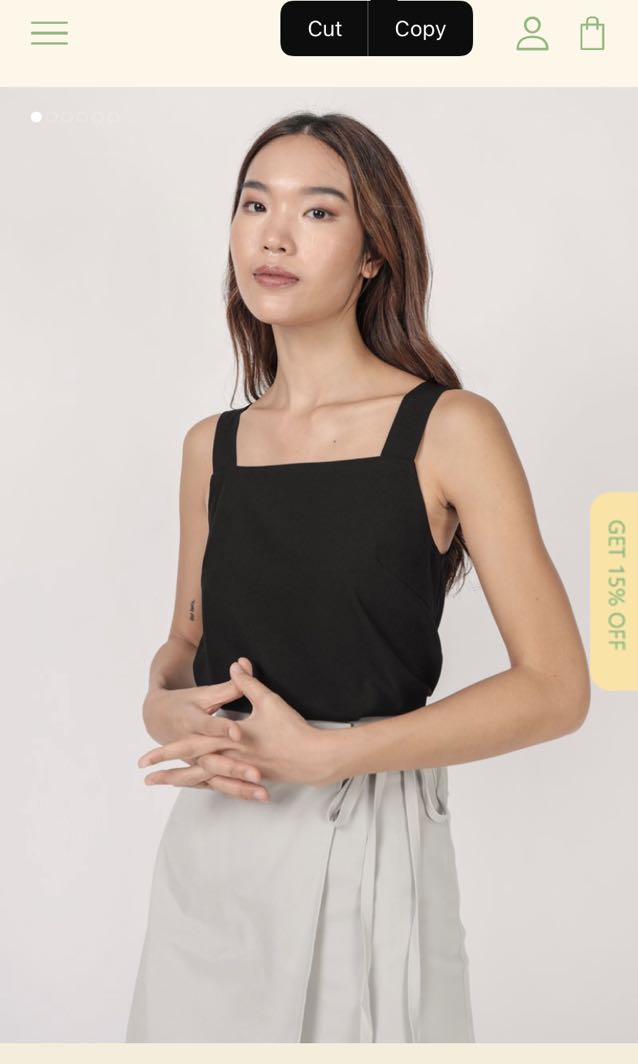 TTR Lexa Basic Top, Women's Fashion, Tops, Sleeveless on Carousell