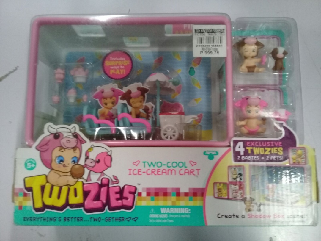 TWOZIES FUN TWOGETHER PLAYSET X 2 ASST(ice cream), Hobbies & Toys, Toys ...