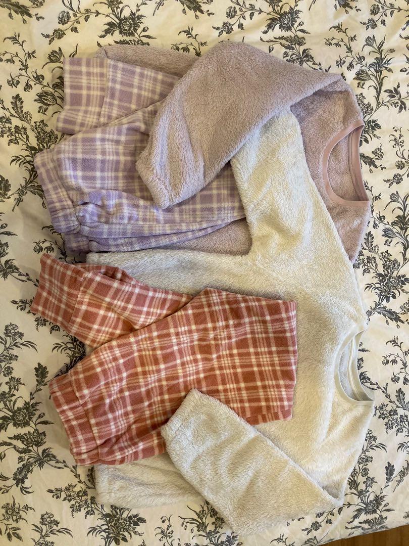 Uniqlo fleece pyjamas, Babies & Kids, Babies & Kids Fashion on Carousell