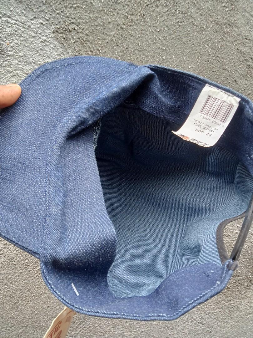 Vintage round house railroad denim cap, Men's Fashion, Watches ...