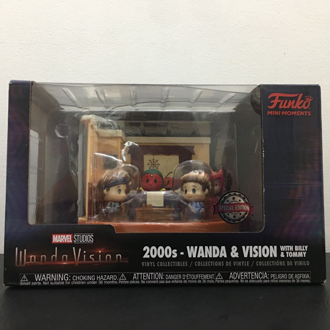 Wandavision Mini Moments Wanda & Vision with Billy and Tommy, Hobbies ...