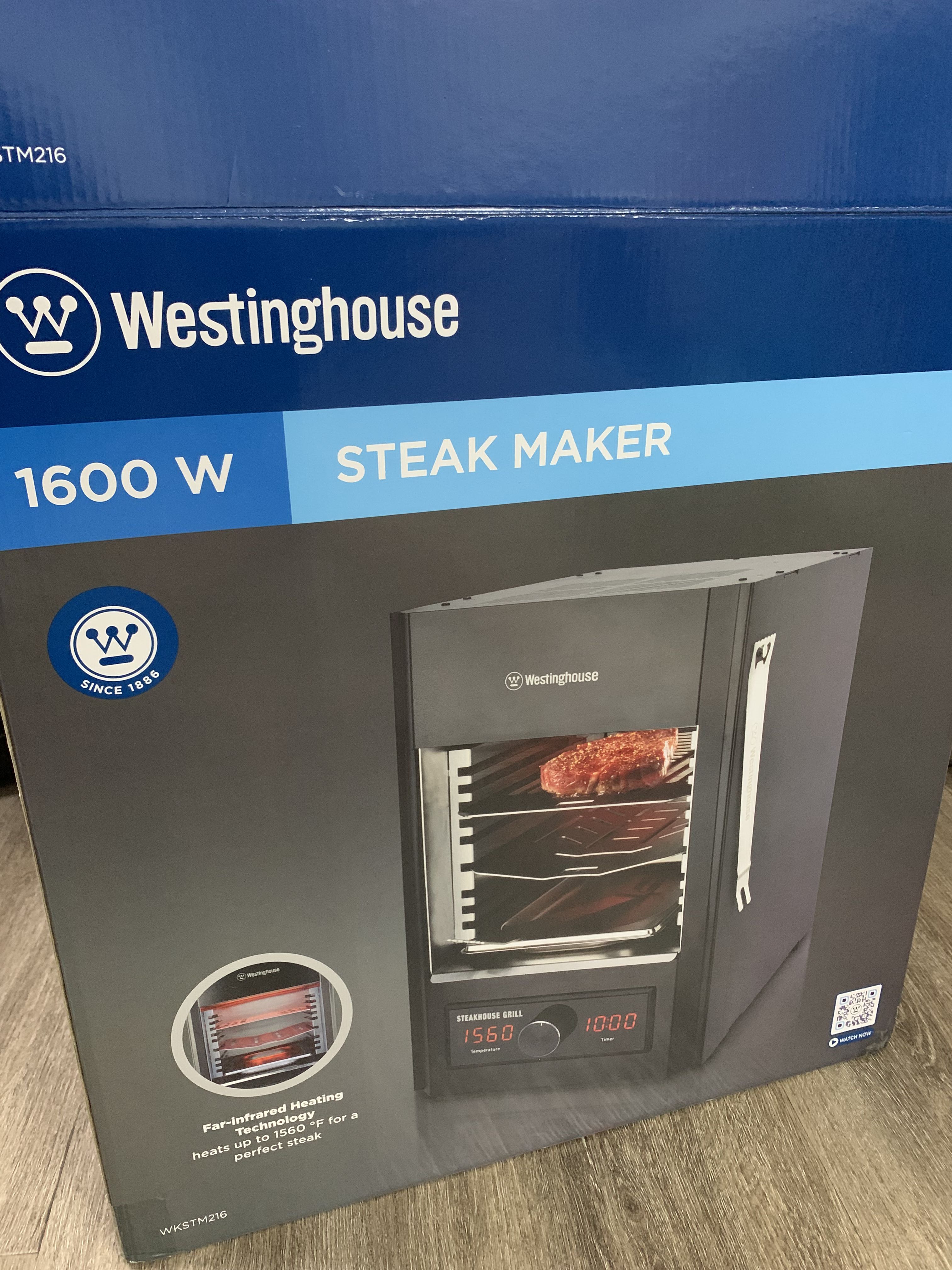 Westinghouse Steak Maker(100%New) 牛扒機, 家庭電器, 廚房電器, 燒烤爐及火鍋鍋具 - Carousell