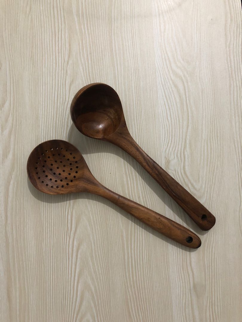 Wooden Ladle, Furniture & Home Living, Kitchenware & Tableware ...