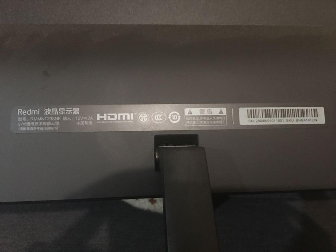 Xiaomi Redmi Monitor 1C, Computers & Tech, Parts & Accessories, Monitor ...