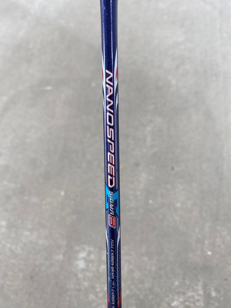 Yonex Nanospeed Sigma 8, Sports Equipment, Sports & Games, Racket ...