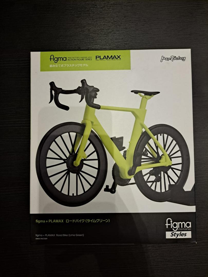 1/12 figma+PLAMAX Road Bike (Lime Green), 運動產品, 單車及配件, 單車 - Carousell