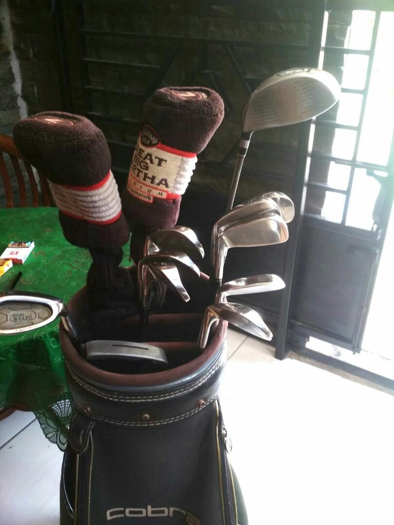1 set stick golf merk Beres Twin Brown Shaft, Olah Raga, Perlengkapan ...