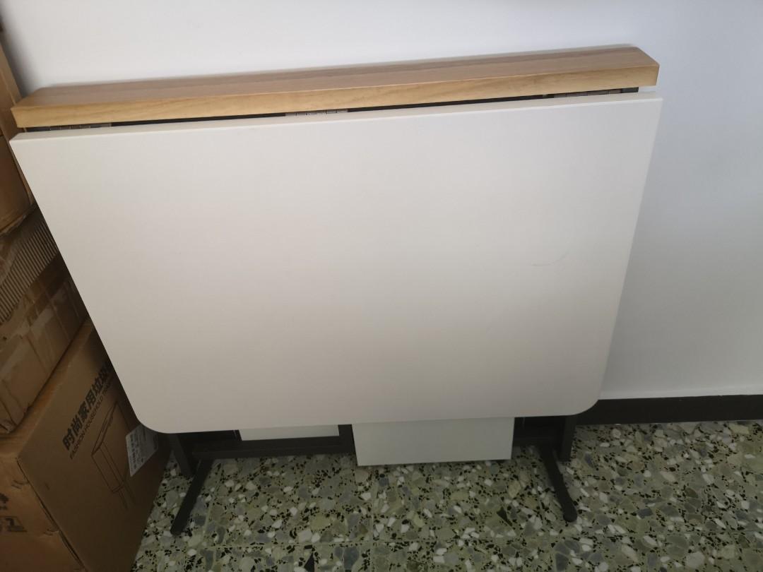 Solid Wood 2 sided Folding Table, Furniture & Home Living, Furniture ...