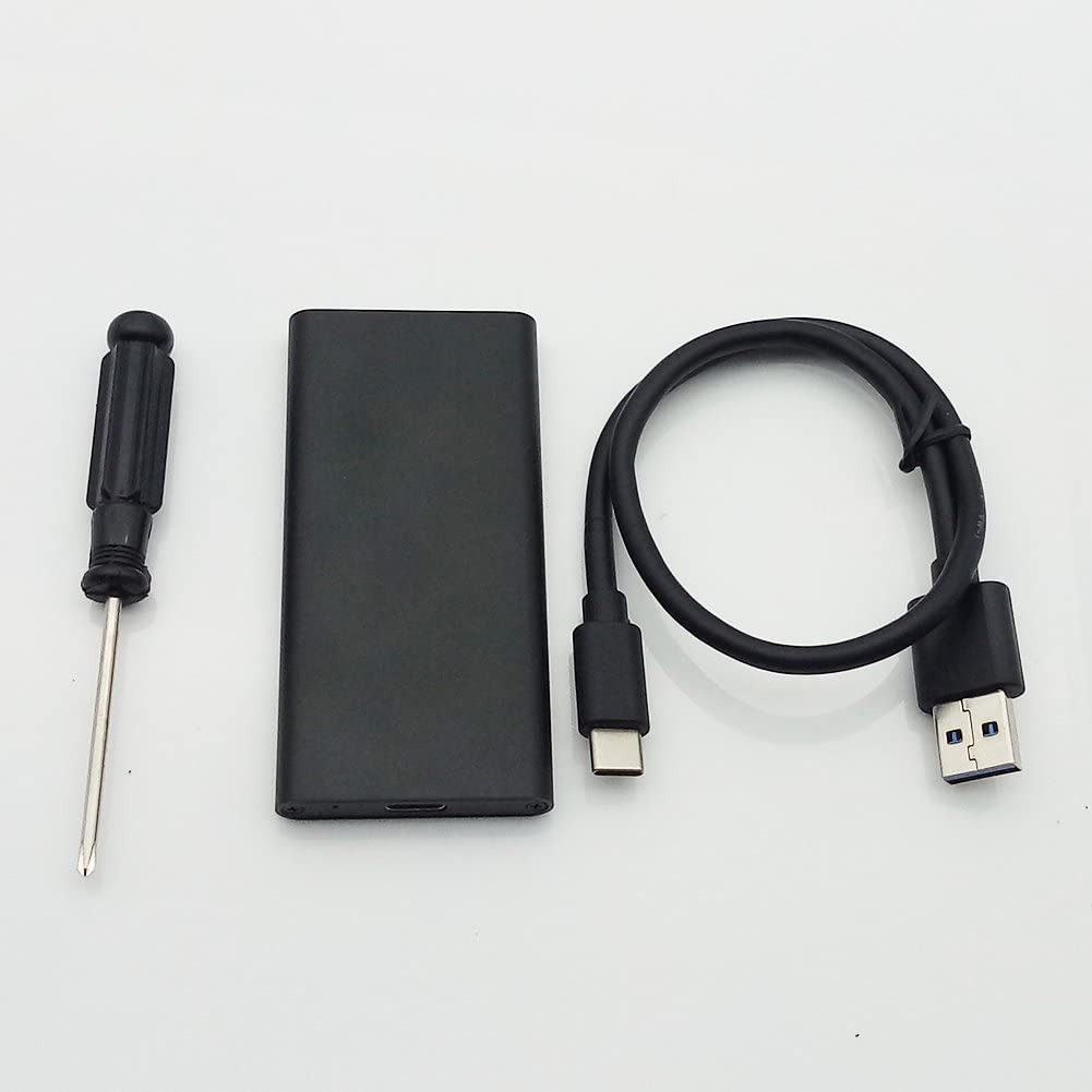 61.M mSATA to USB 3.1 Gen2 10GBPS SSD Enclosure Adapter Case with USB ...