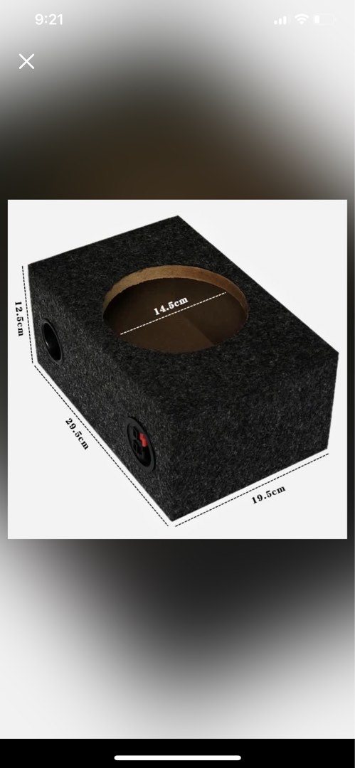 8 inch subwoofer box, Car Accessories, Accessories on Carousell