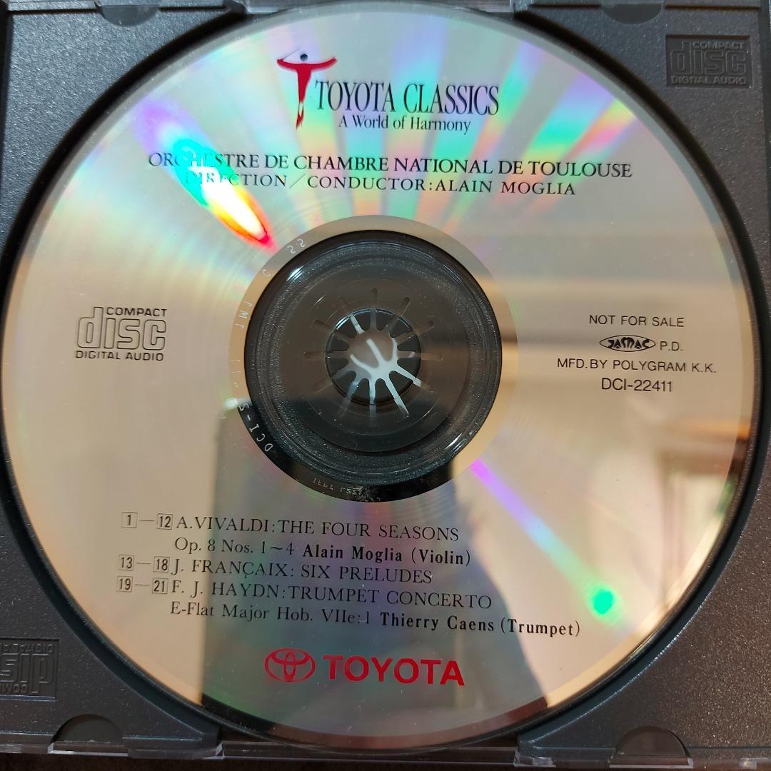 (非賣品) TOYOTA cLassics．ViVaLdi: tHe FOUR Seasons 精選 CD (95年 日本天龍版 1M1 ...